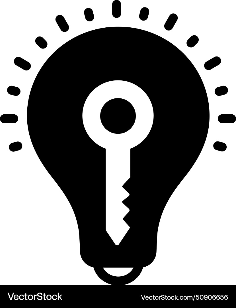 Key idea Royalty Free Vector Image - VectorStock