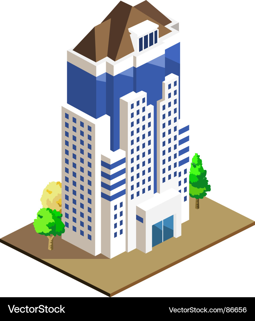 Modern Cityscape Building Royalty Free Vector Image