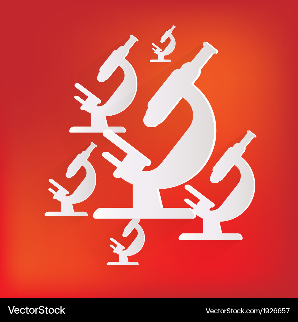 Microscope icon Royalty Free Vector Image - VectorStock