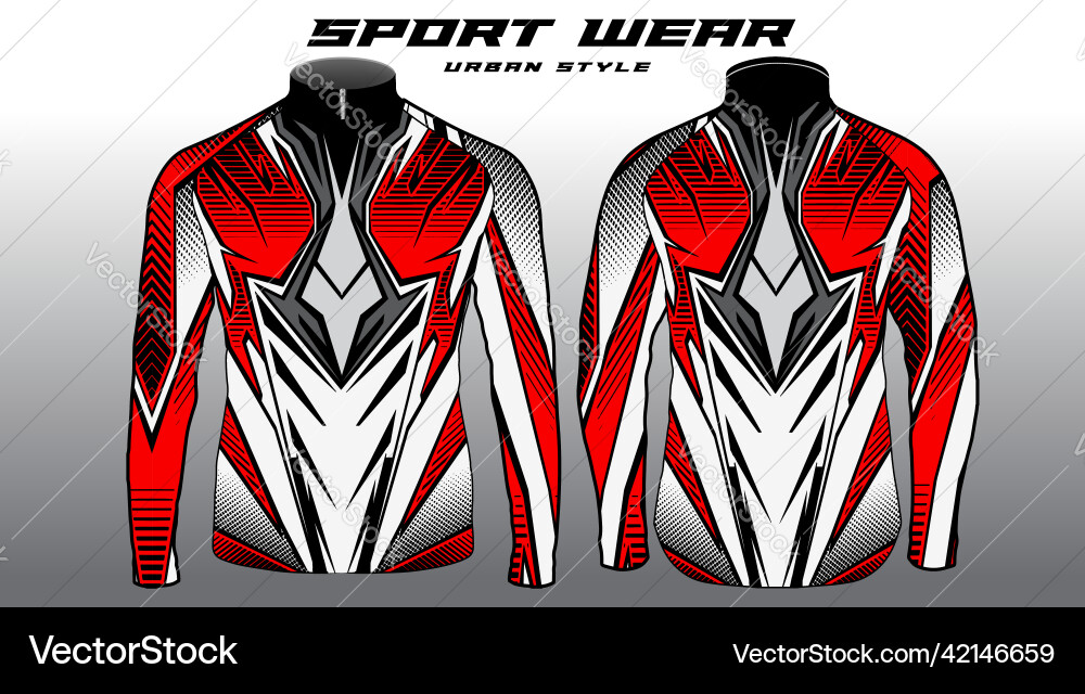 Jersey motocross digital sport Royalty Free Vector Image
