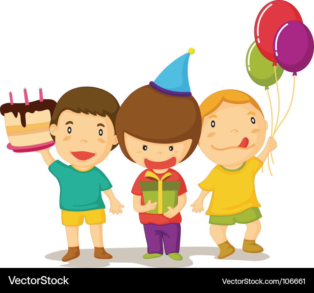 Birthday party Royalty Free Vector Image - VectorStock