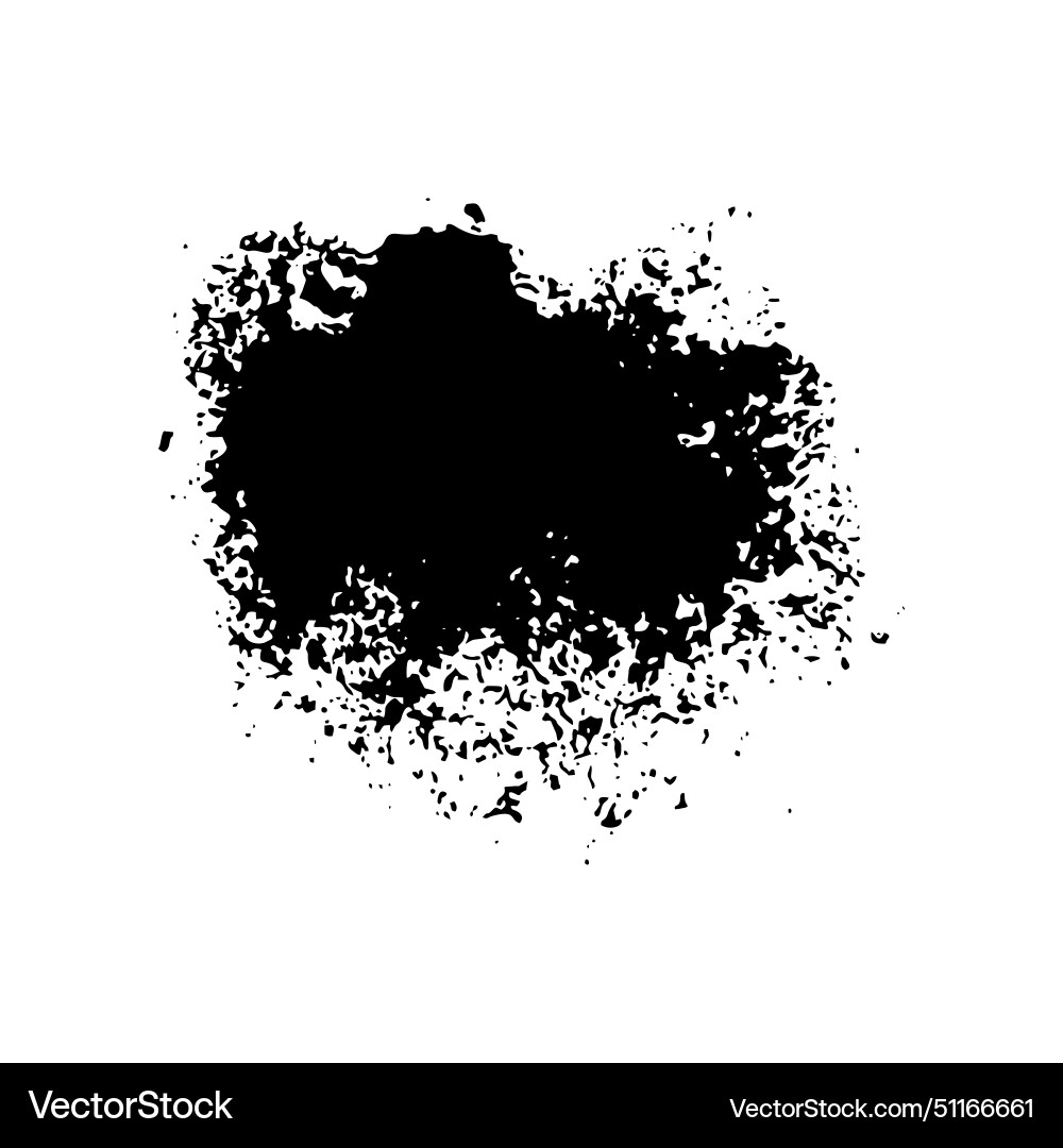 Brush stroke grunge distress textured design Vector Image