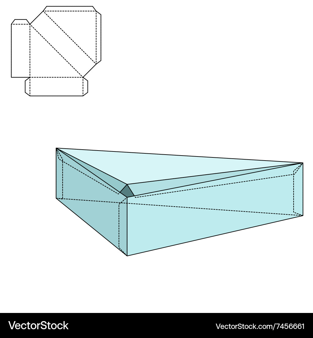 Folding pack 30 Royalty Free Vector Image - VectorStock