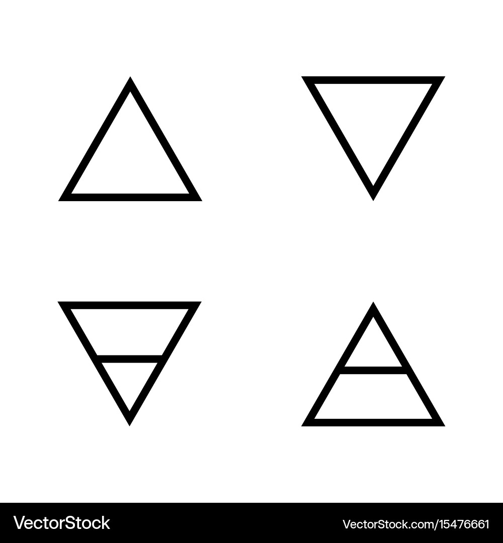 Four basic elements Royalty Free Vector Image - VectorStock