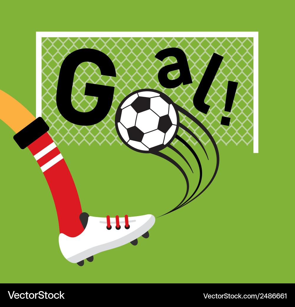Goal Royalty Free Vector Image - VectorStock