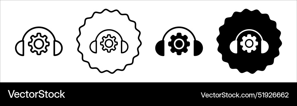 After sales support icon symbol set collection Vector Image