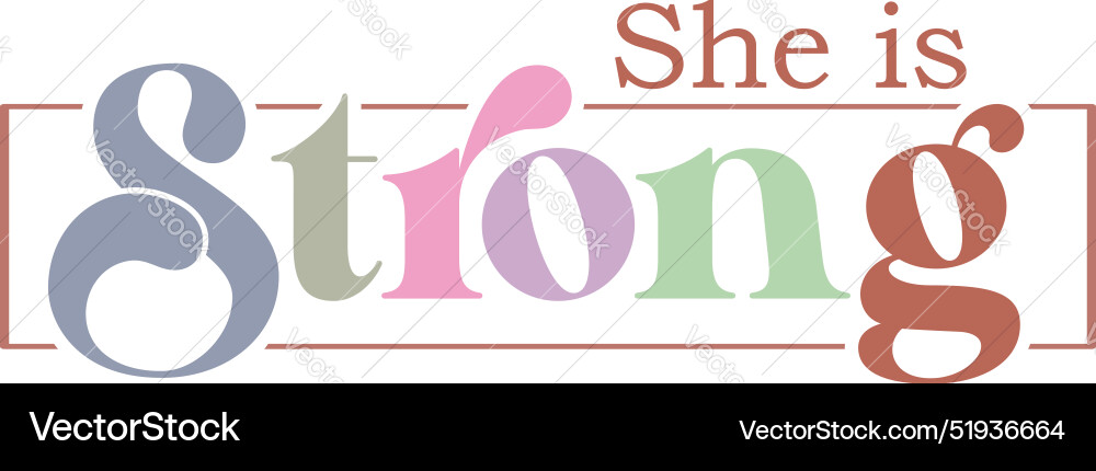 She is strong svg christian god jesus Royalty Free Vector