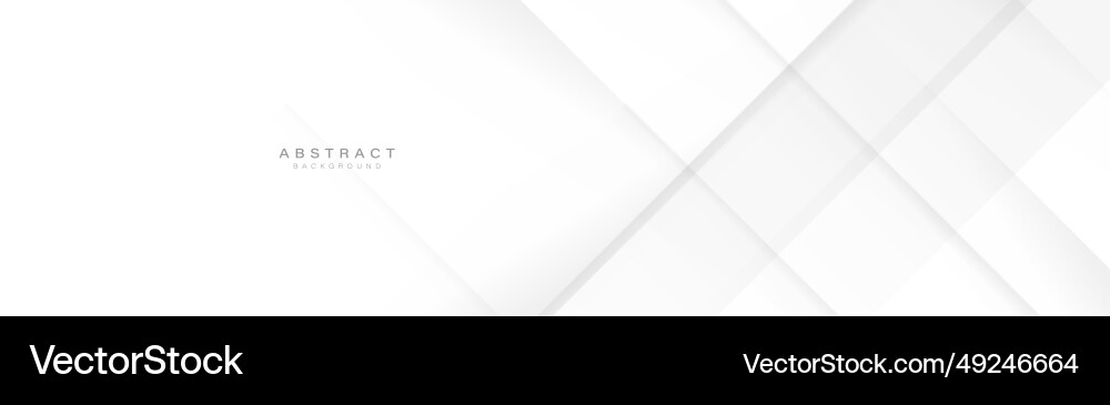 White and grey minimal geometric background Vector Image