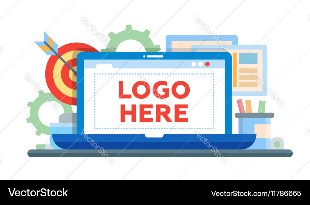Marketing - flat design Royalty Free Vector Image