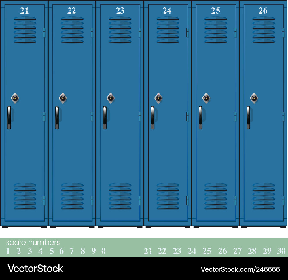 empty school locker