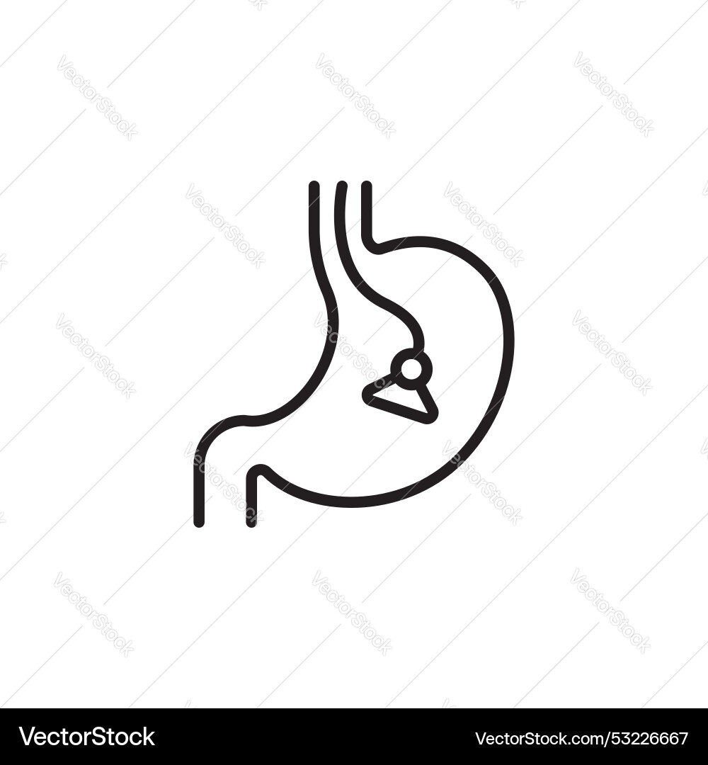 Endoscopy icon set gastrointestinal endoscope Vector Image