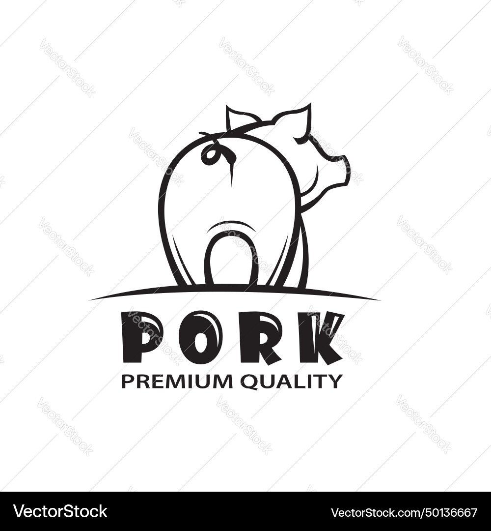 Pig Royalty Free Vector Image - VectorStock