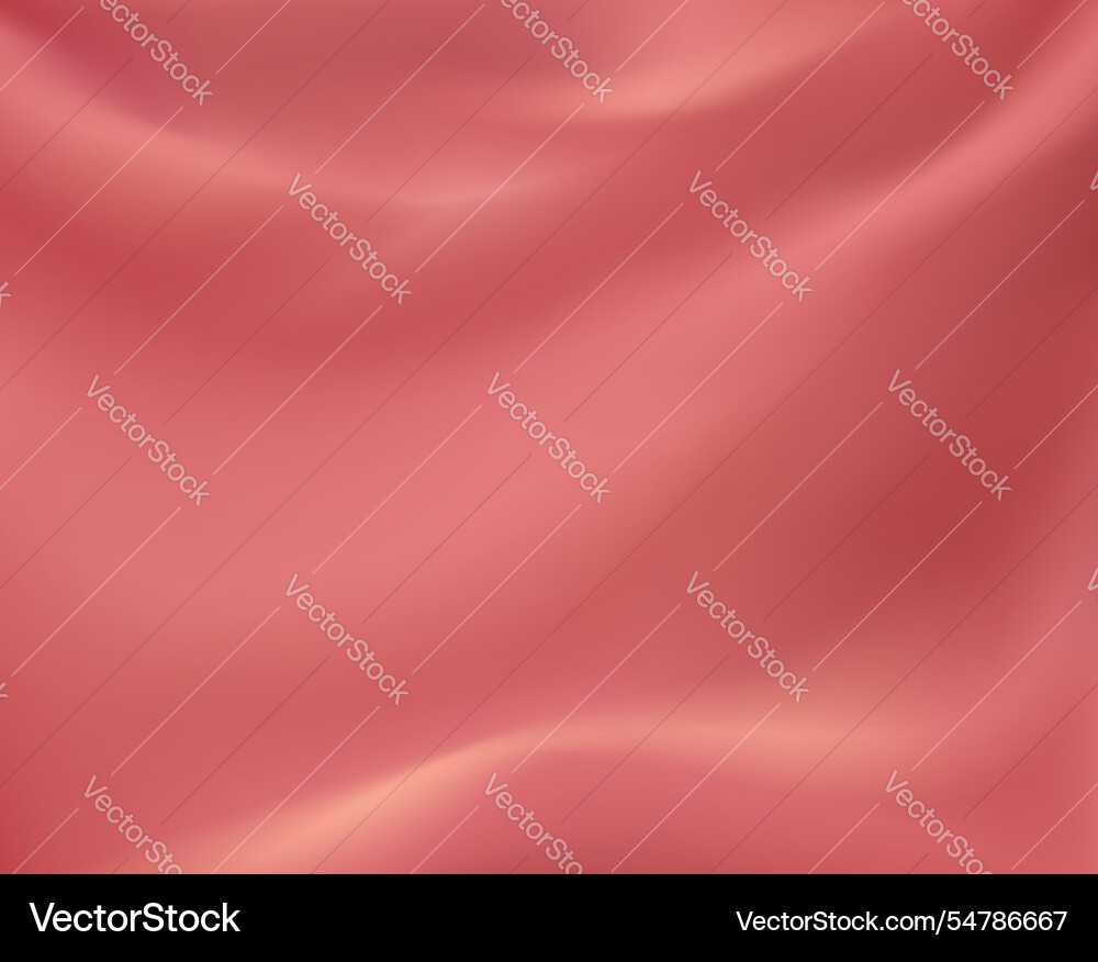 Smooth texture of light red silk material Vector Image