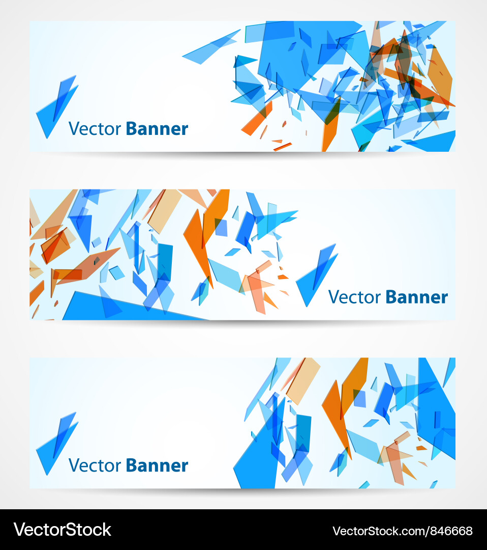Abstract banners Royalty Free Vector Image - VectorStock