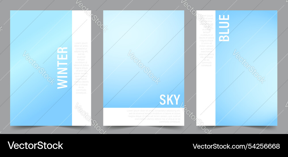 Gradient pastel winter background abstract Vector Image