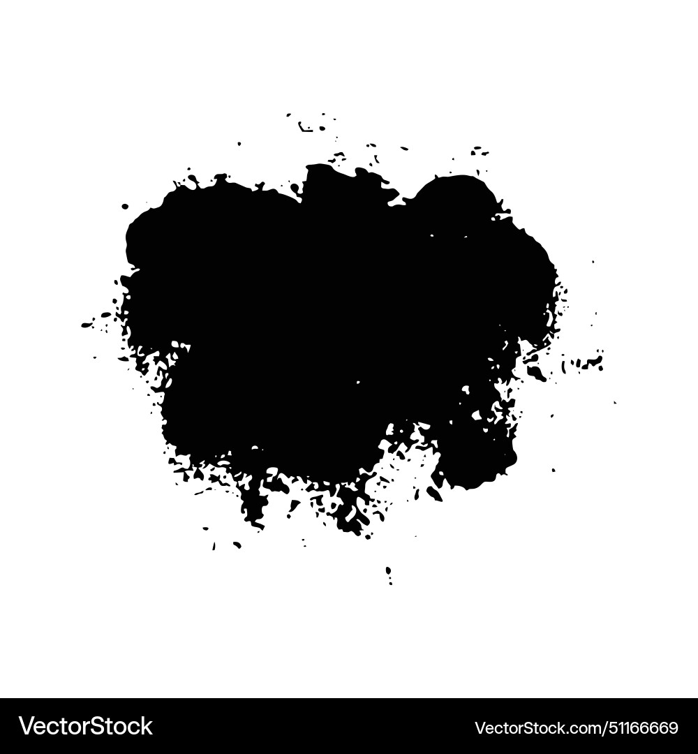 Brush stroke grunge distress textured design Vector Image