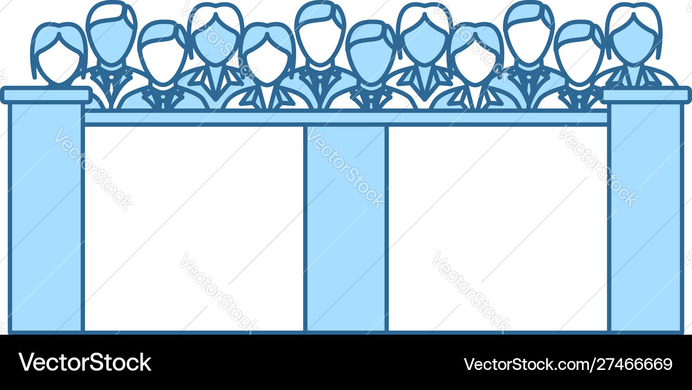 Jury icon Royalty Free Vector Image - VectorStock