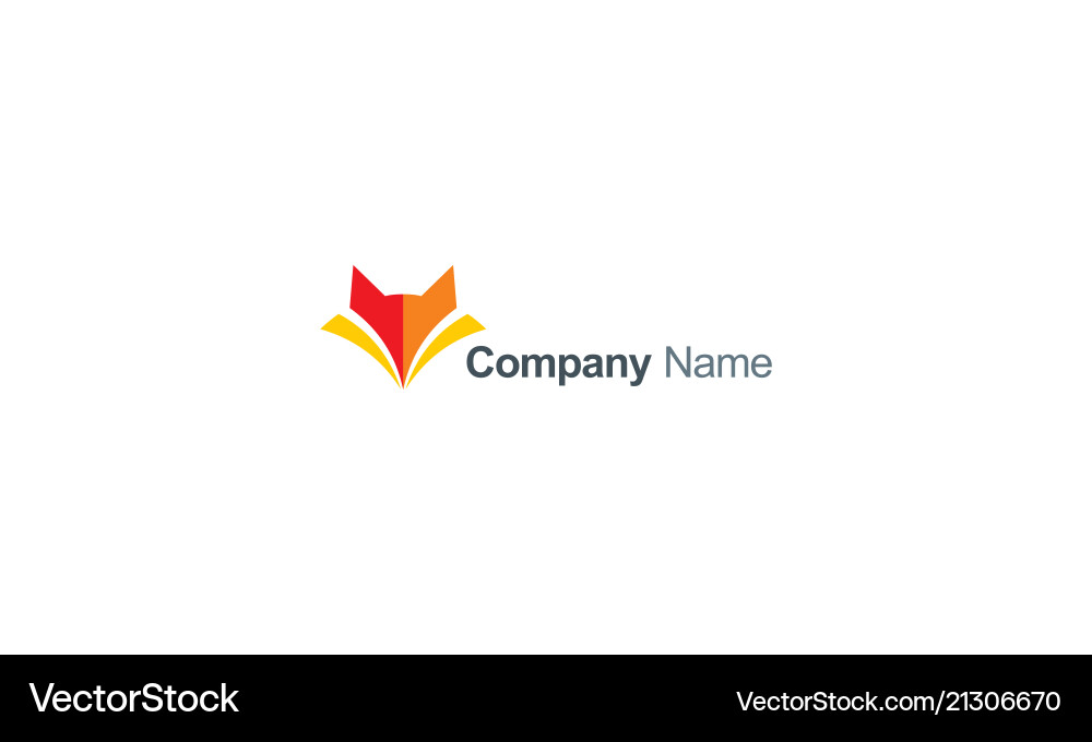 Abstract Fox Logo Royalty Free Vector Image - VectorStock