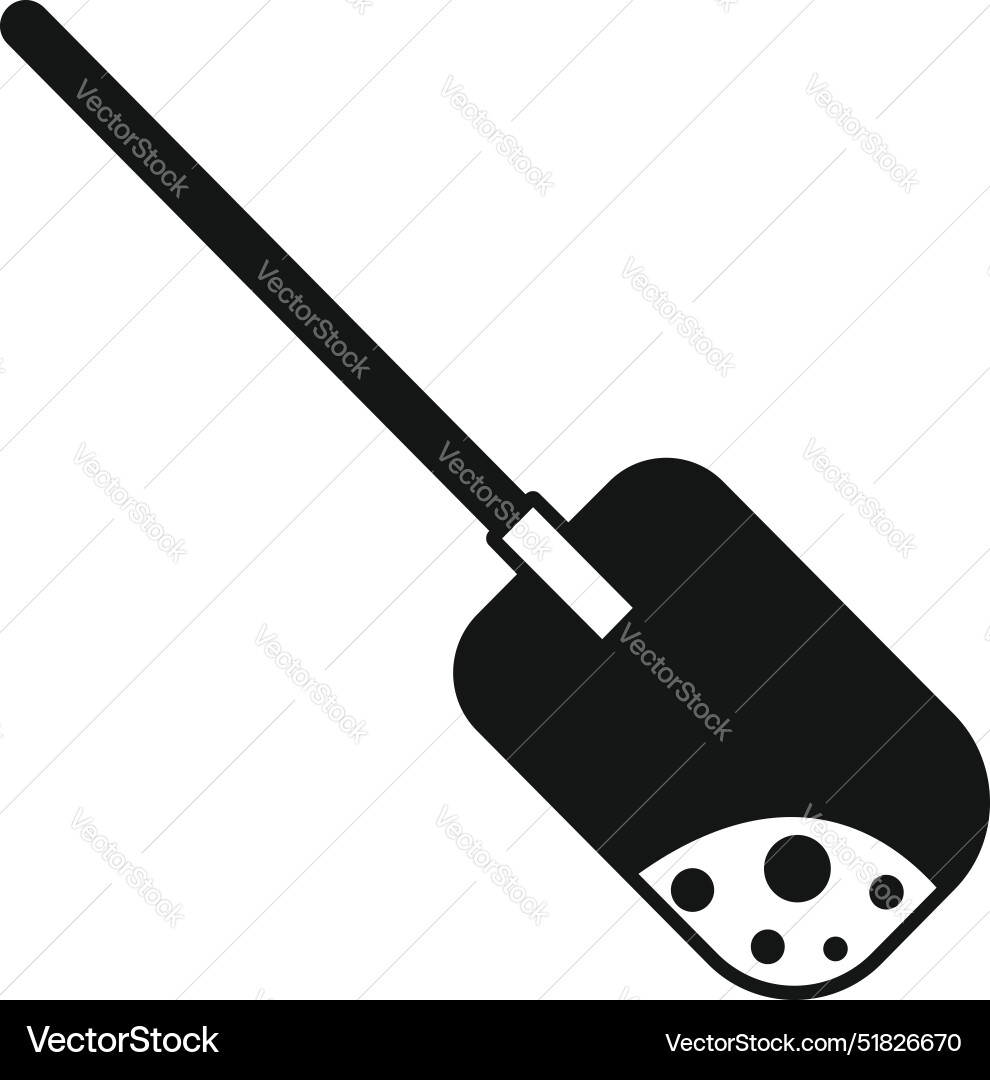 Soil sample being collected with shovel Royalty Free Vector