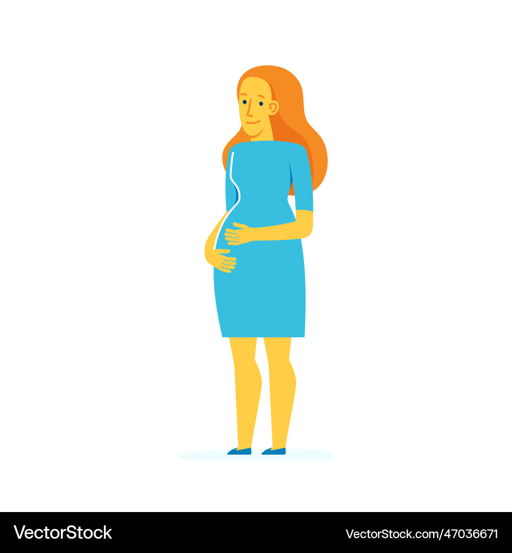 Pregnant woman Royalty Free Vector Image - VectorStock