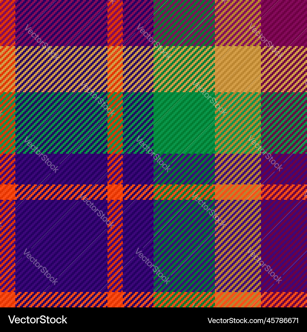 Seamless check texture fabric background pattern Vector Image