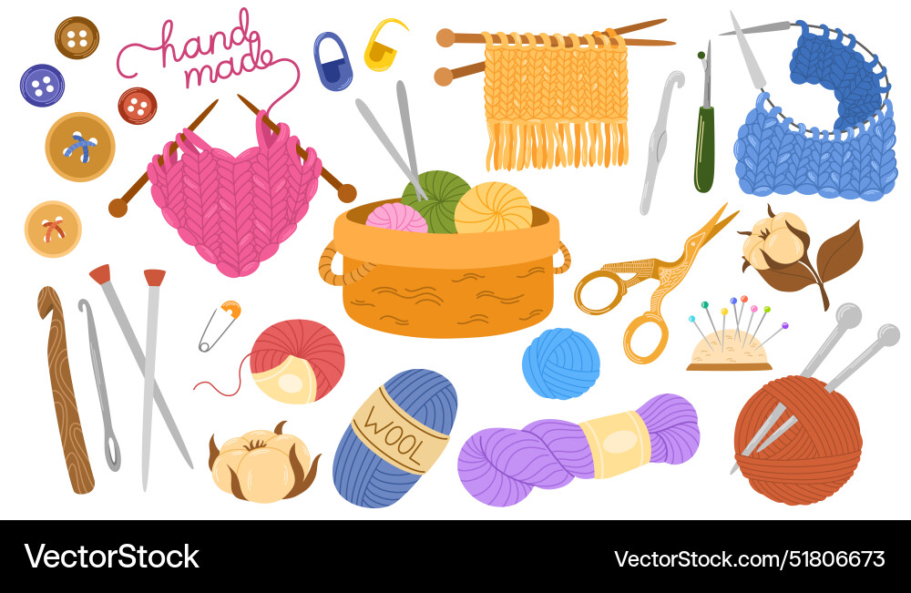Knitting Hands Clipart