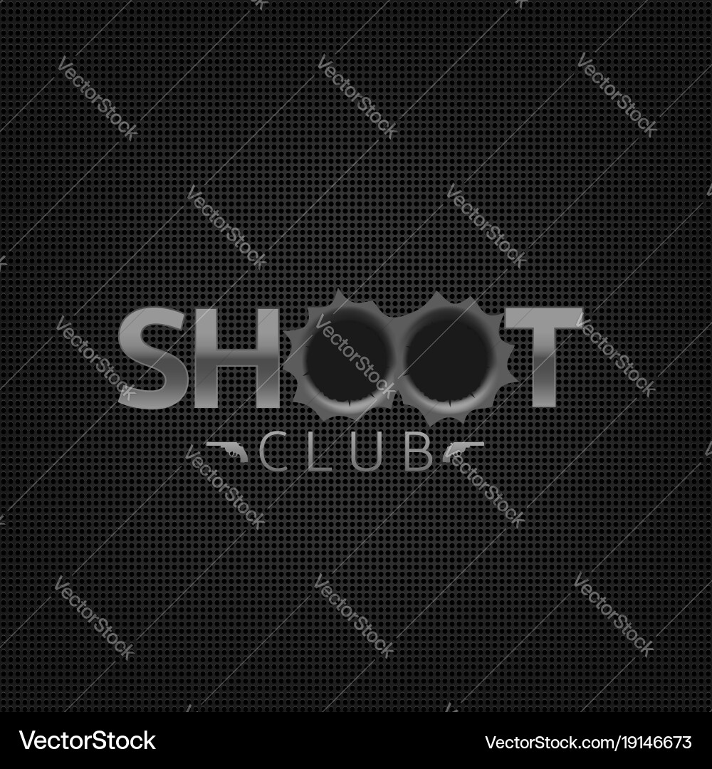 Shooting Club Logo Emblem – Royalty-Free Vector | VectorStock