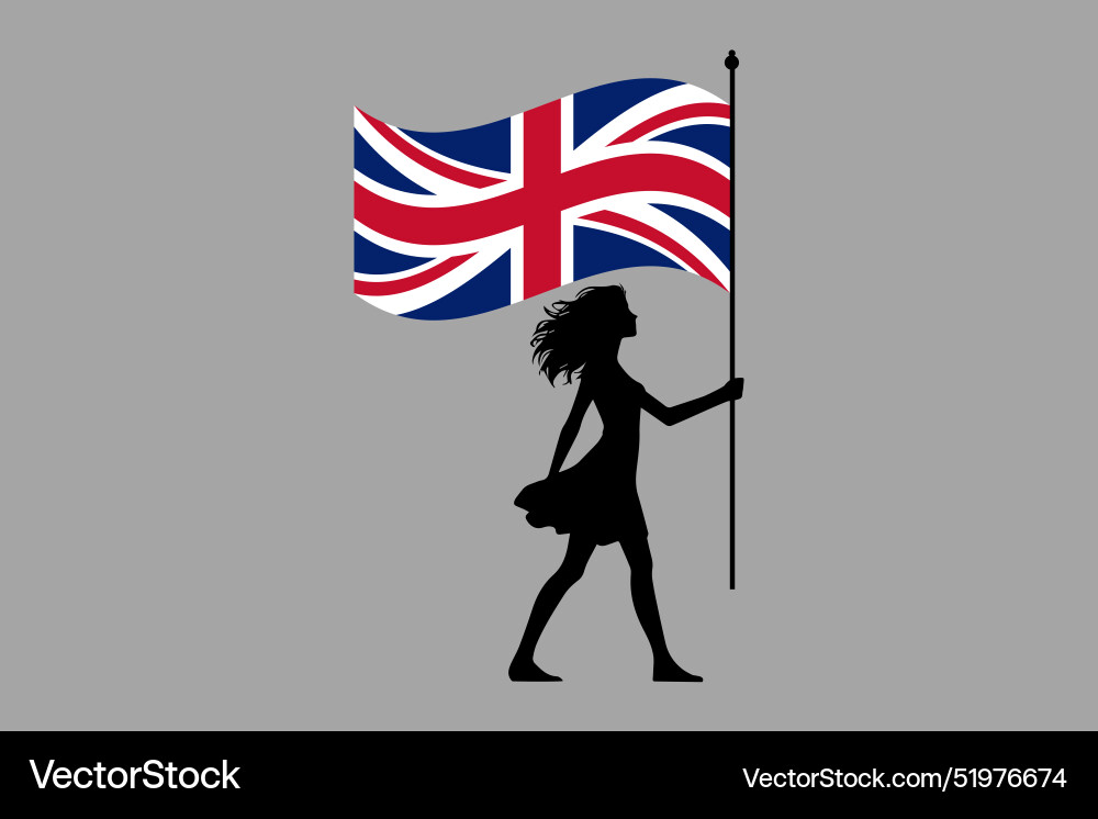 British girl Royalty Free Vector Image - VectorStock