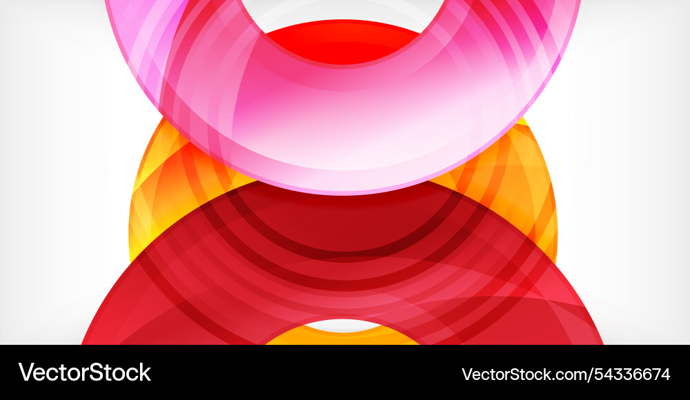 Circles round elements ring shapes premium Vector Image