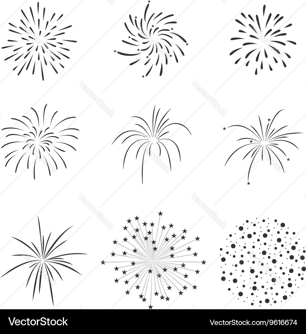 Fireworks Royalty Free Vector Image - VectorStock