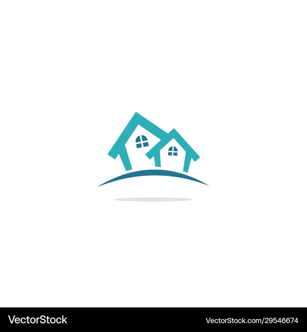 Home real estate logo Royalty Free Vector Image