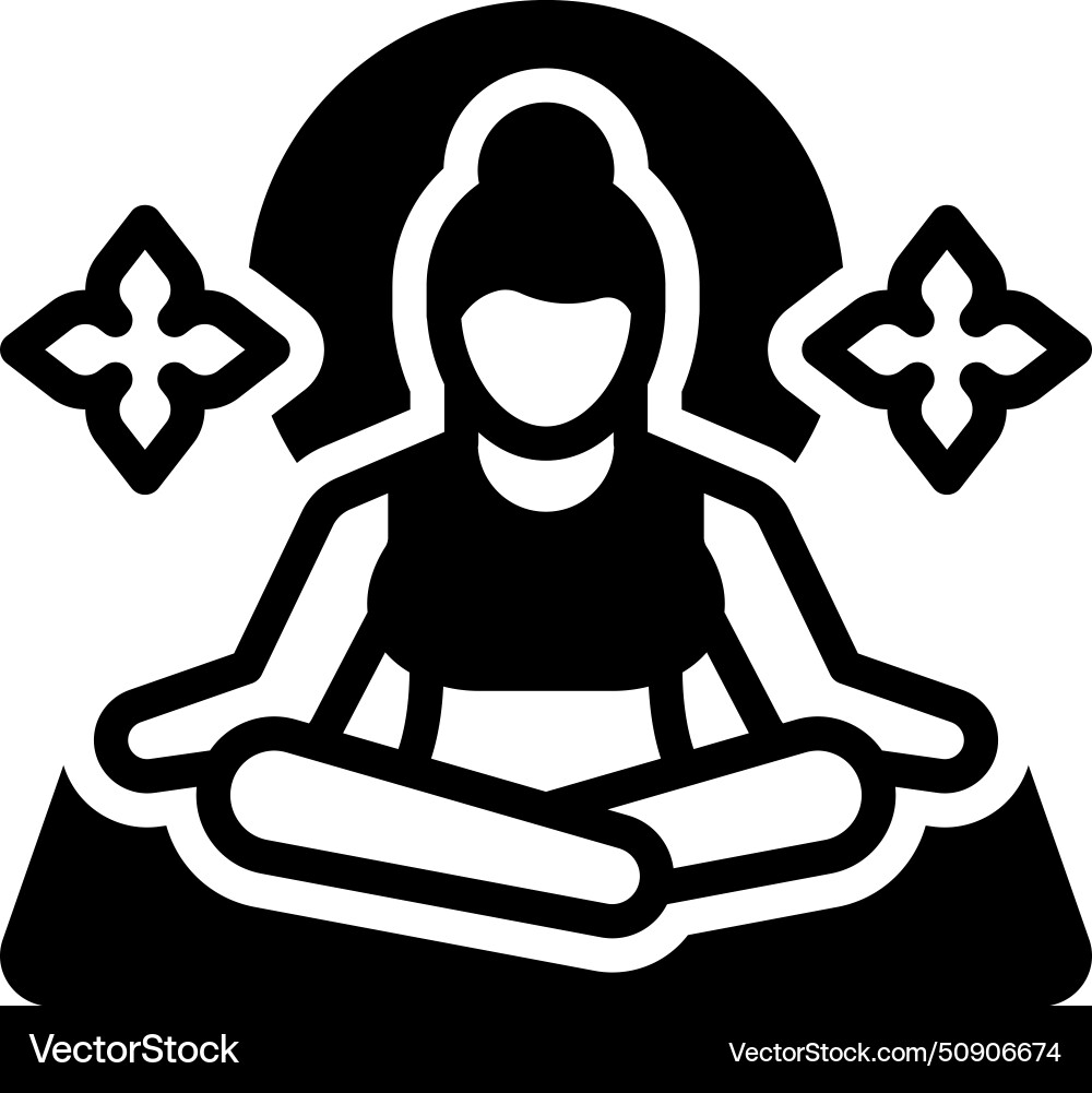 Meditation Royalty Free Vector Image - VectorStock