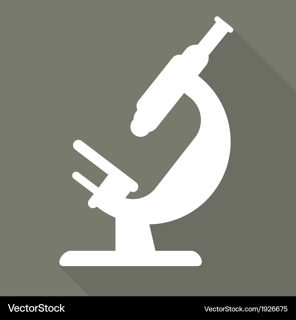 Microscope icon Royalty Free Vector Image - VectorStock