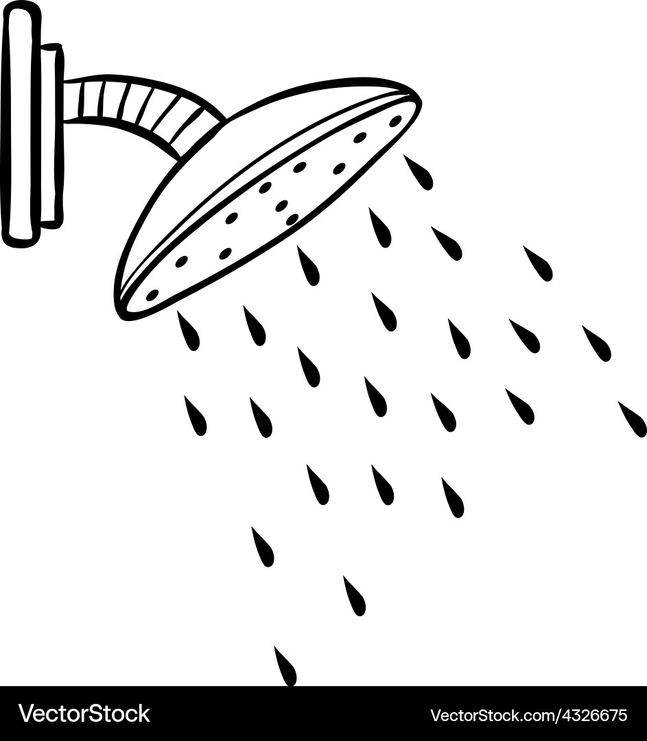 Shower Royalty Free Vector Image - VectorStock