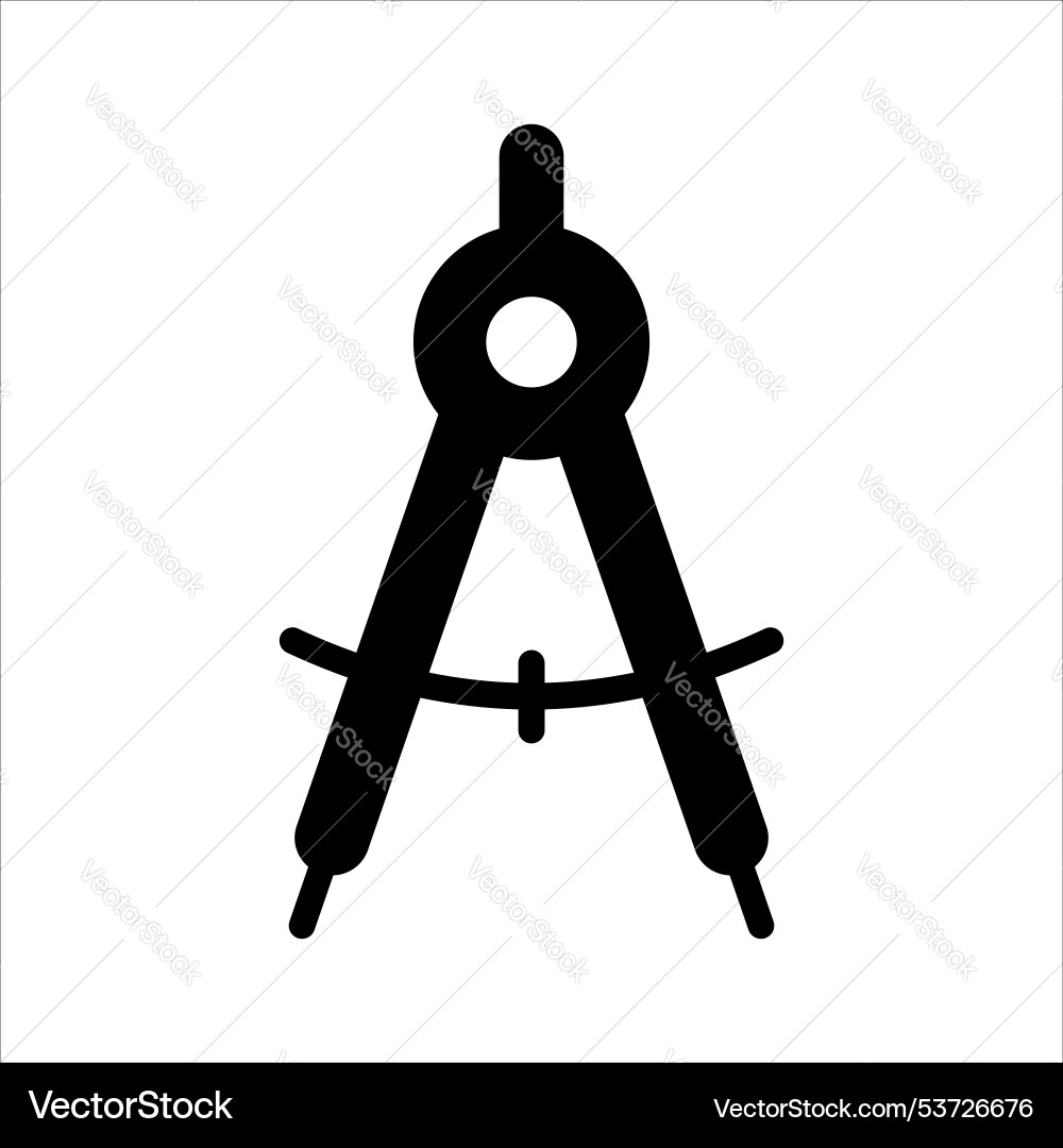 Geometry compass Royalty Free Vector Image - VectorStock