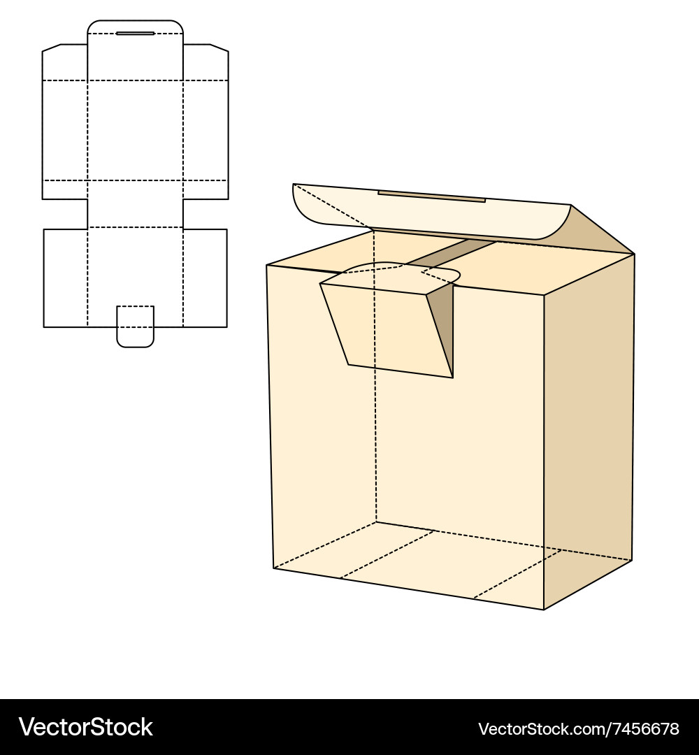 Folding pack 30 Royalty Free Vector Image - VectorStock