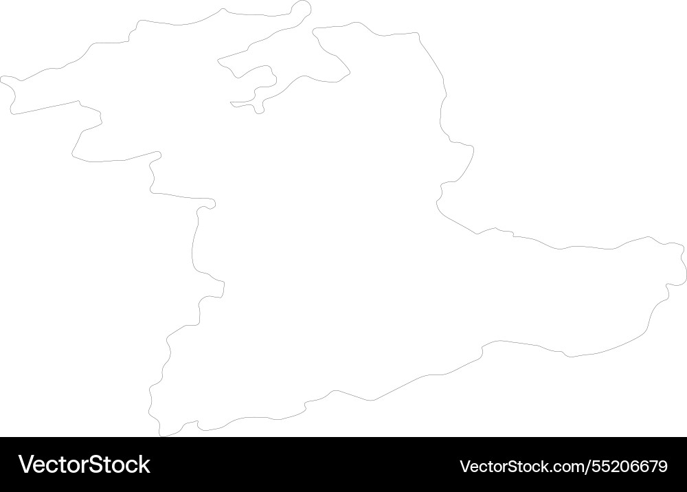 Bern switzerland outline map Royalty Free Vector Image