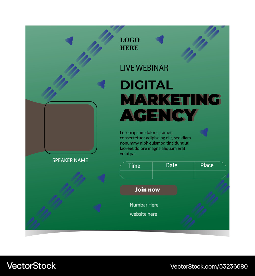 Digital marketing agency Royalty Free Vector Image