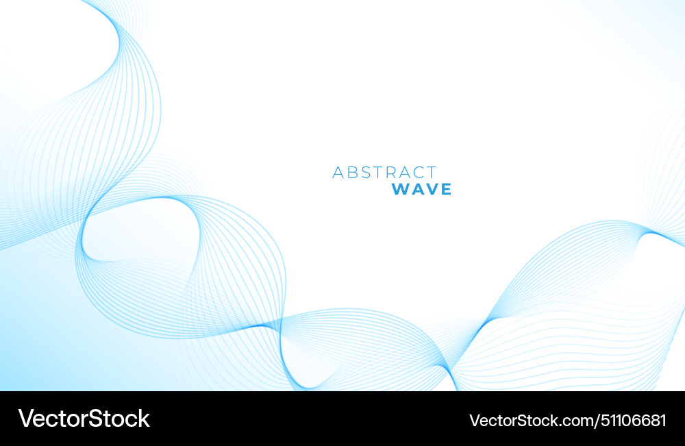 Abstract and minimal fluid line background Vector Image