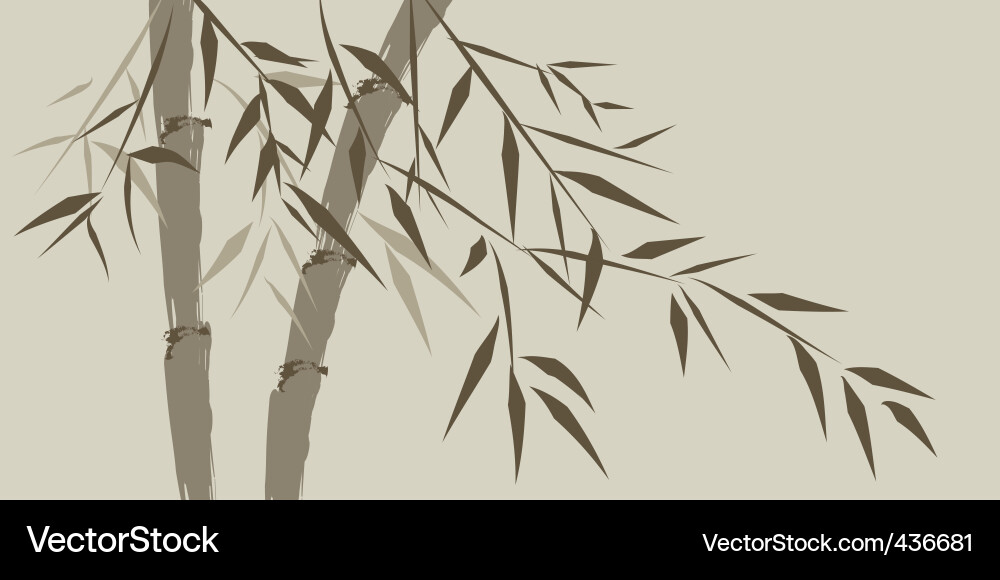 Bamboo background Royalty Free Vector Image - VectorStock