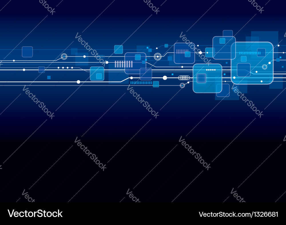 Modern Technology Circuit Background Royalty Free Vector