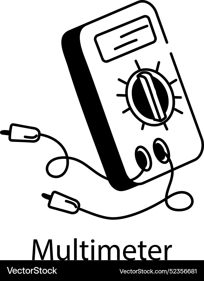 Multimeter Royalty Free Vector Image - VectorStock