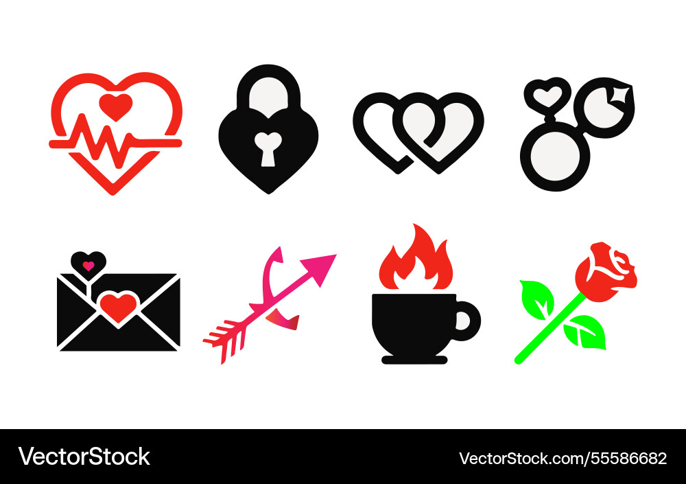 Love and romance Royalty Free Vector Image - VectorStock