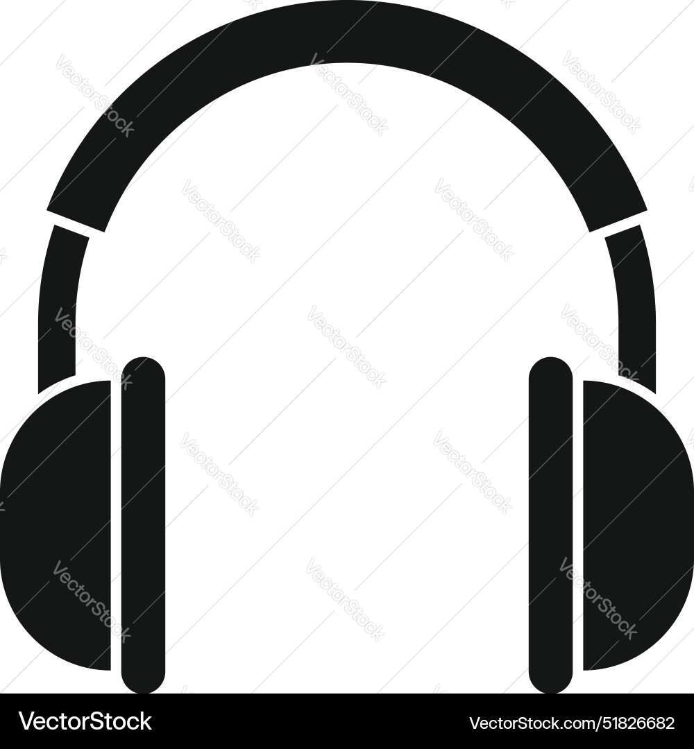 Wireless headphones delivering high quality audio Vector Image
