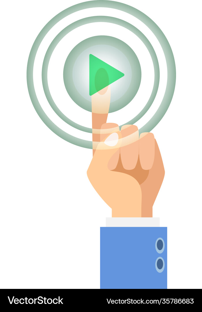 Action flat concept Royalty Free Vector Image - VectorStock