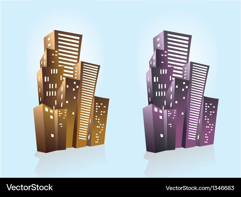 City Royalty Free Vector Image - VectorStock