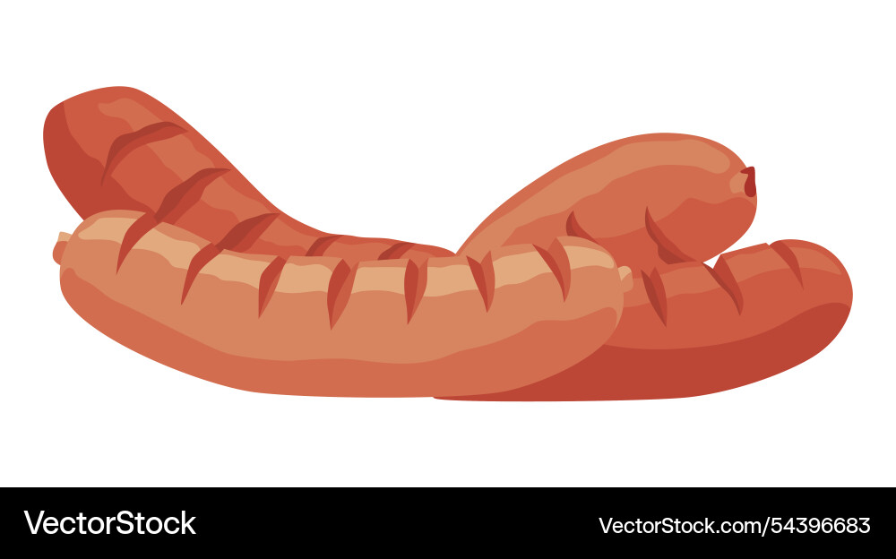 Pixel Art Sausages Royalty Free Vector Image - VectorStock