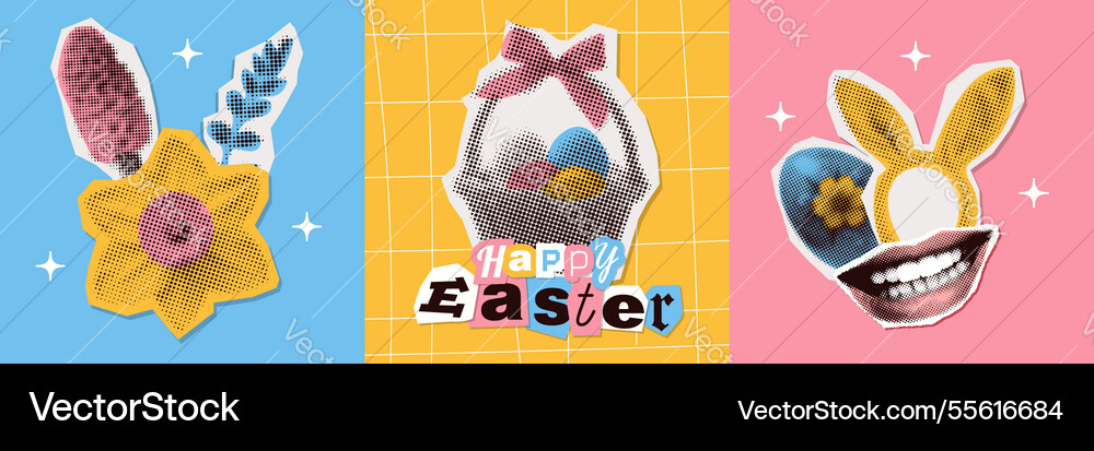 Easter Bunny Pop Art Vector Images (over 250)
