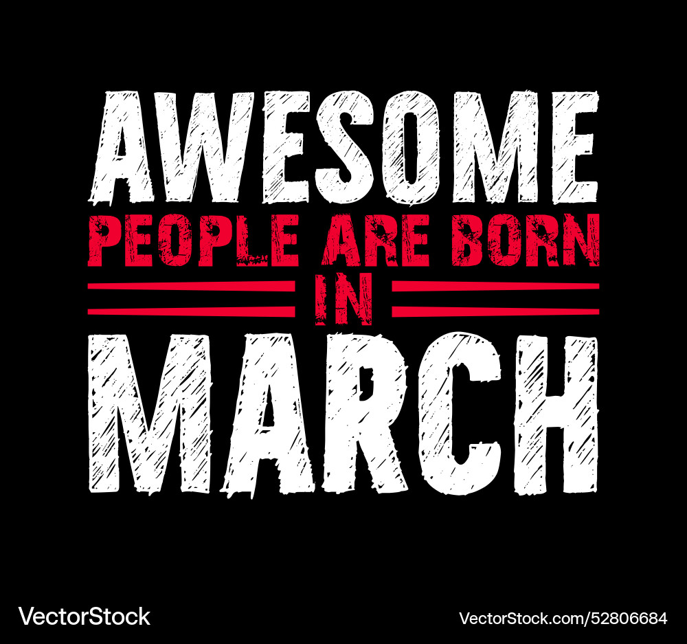 Born in March Vector Images (over 1,400)