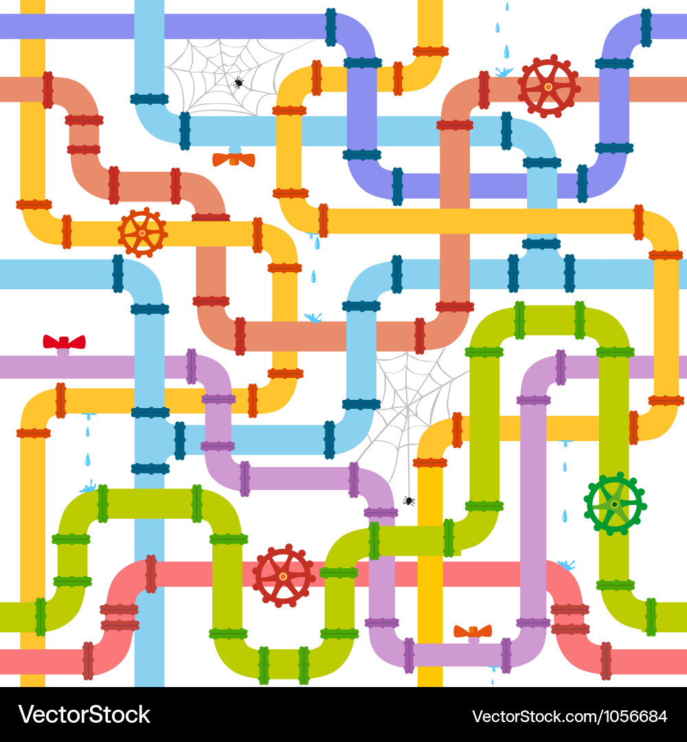 Pipe seamless Royalty Free Vector Image - VectorStock